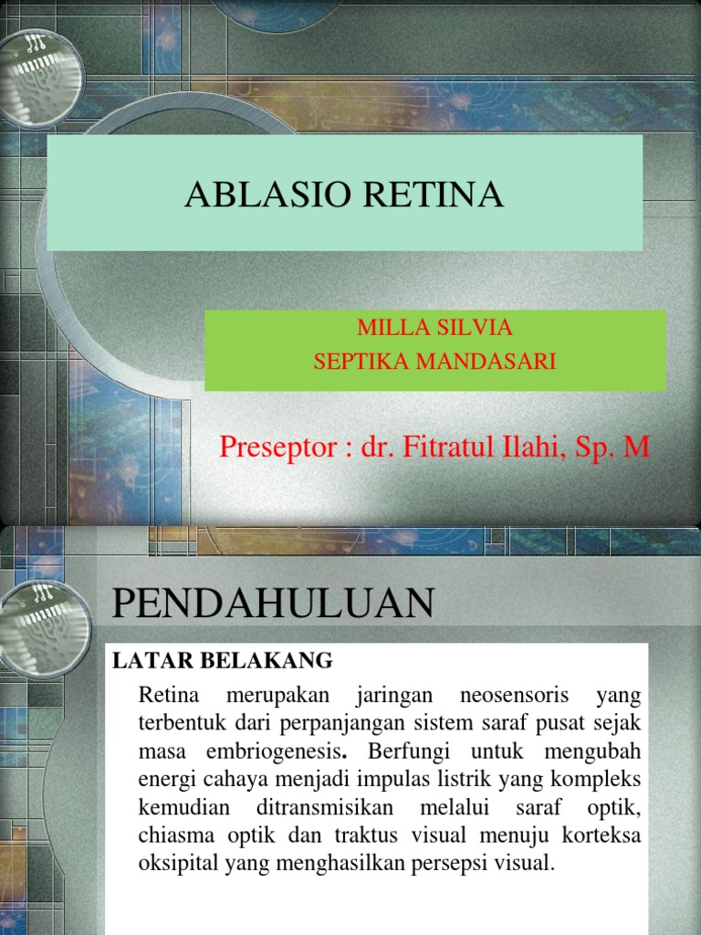Ablatio Retina | PDF