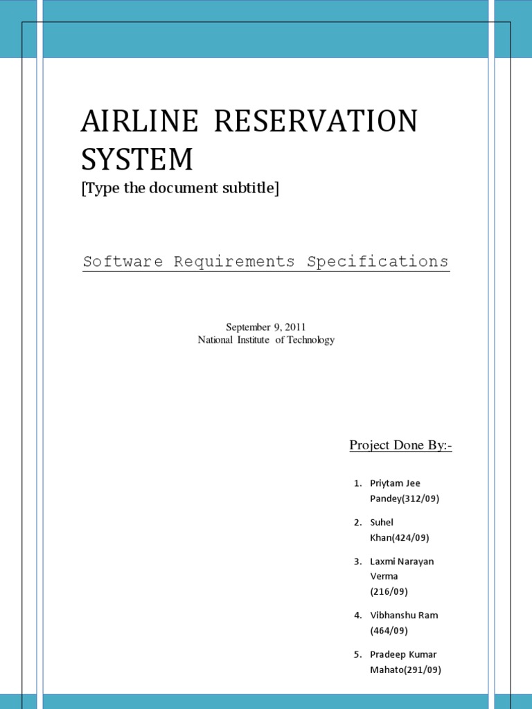 Airline Reservation System | Download Free PDF | Ticket (Admission) | Graphical User Interfaces