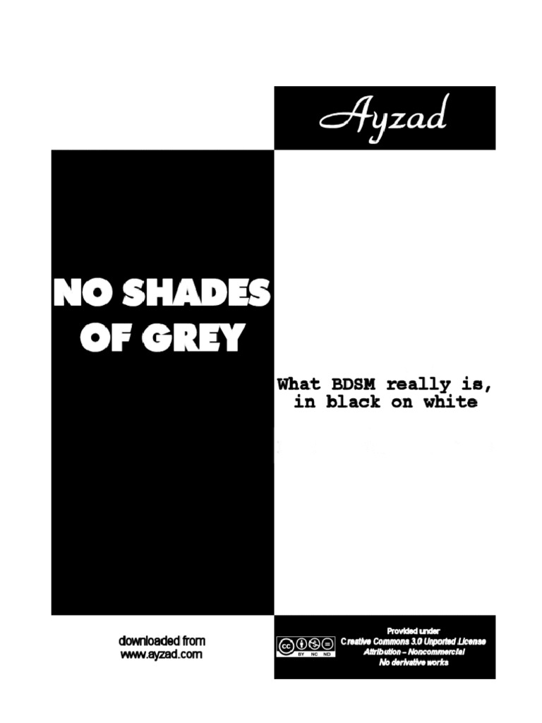 No Shades of Grey - Ayzad | PDF | Bdsm | Sadomasochism