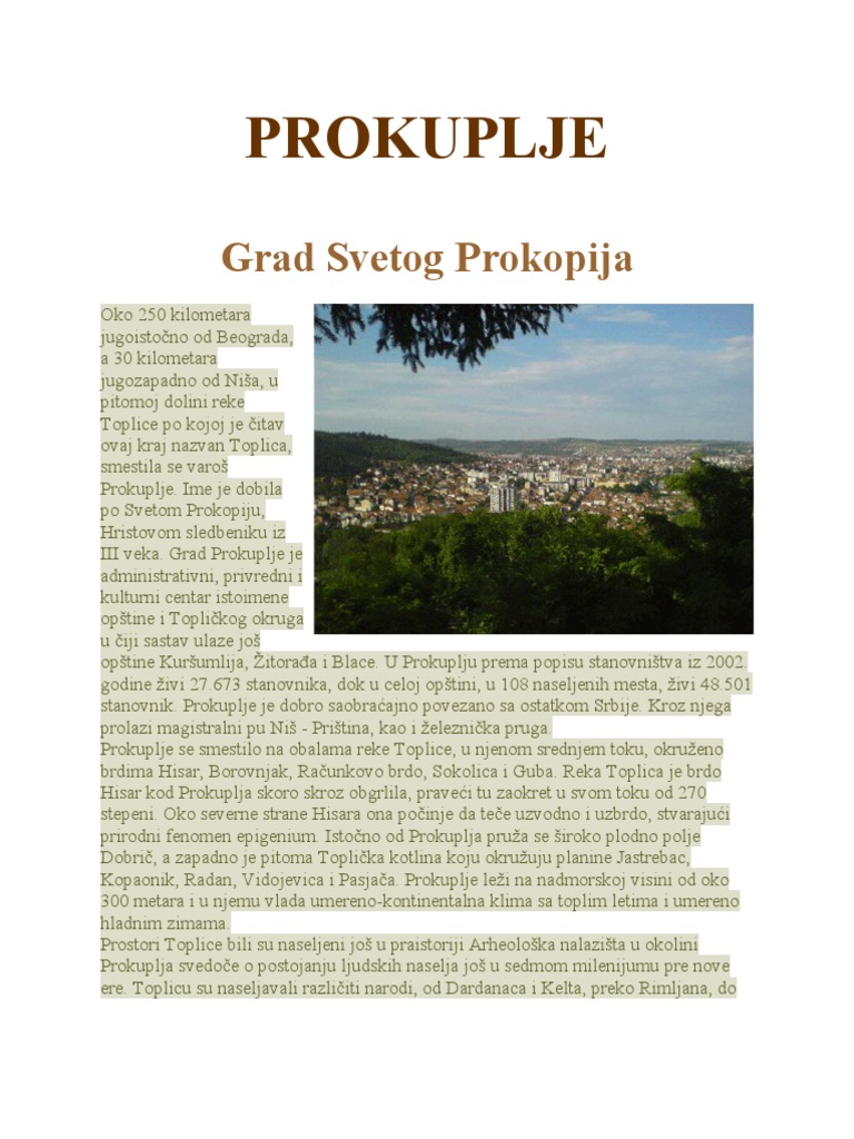 PROKUPLJE | PDF