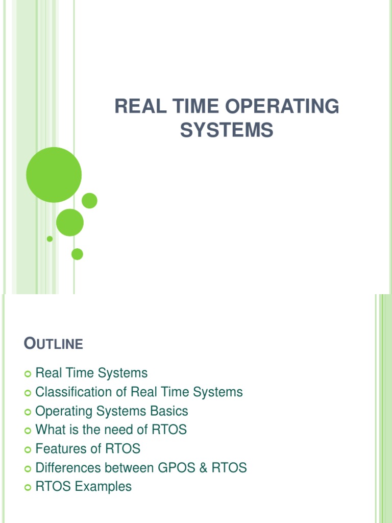 Real Time Operating Systems | PDF | Real Time Computing | Scheduling (Computing)