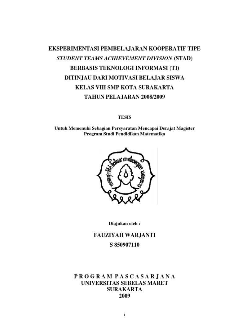 Tesis Matematika | PDF