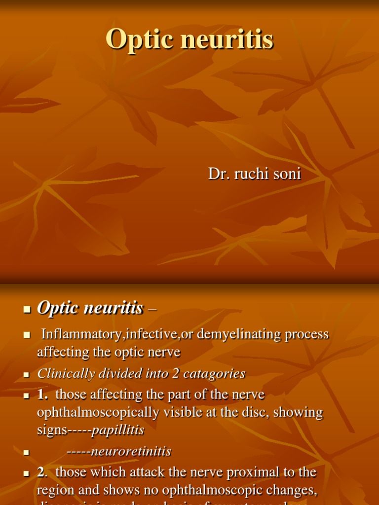 Optic Neuritis | Multiple Sclerosis | Myelin