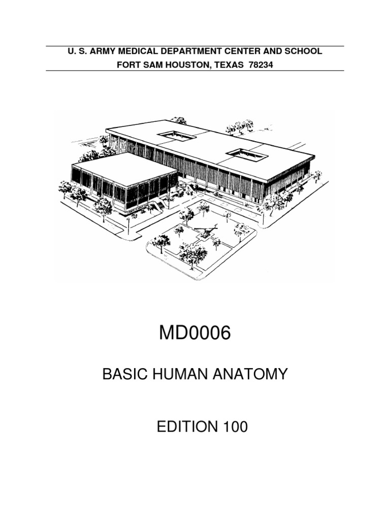 Us Army Medical Basic Human Anatomy Ed | PDF