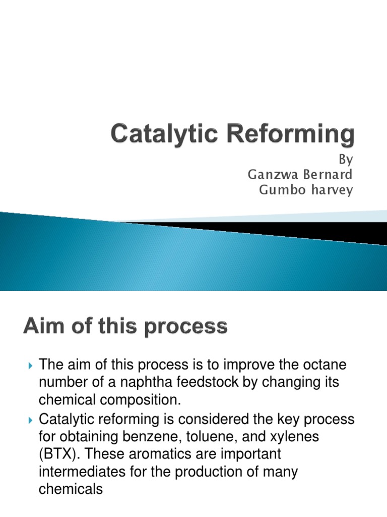 Catalytic Reforming | PDF | Cracking (Chemistry) | Catalysis