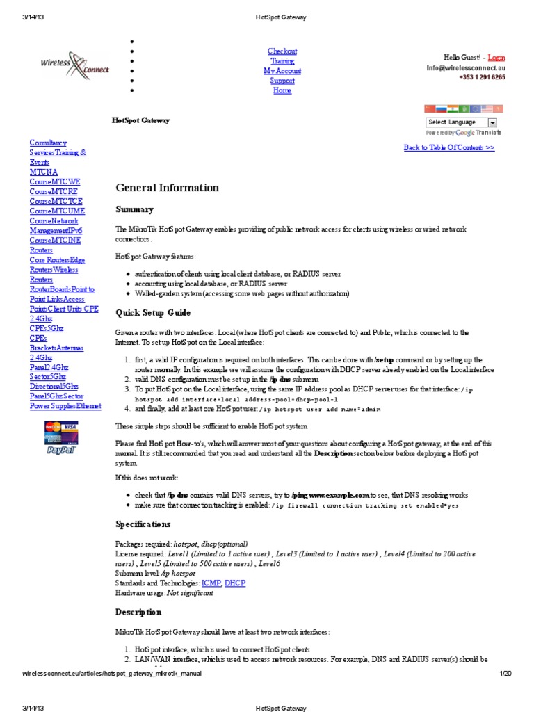 HotSpot Gateway | Download Free PDF | Http Cookie | Proxy Server