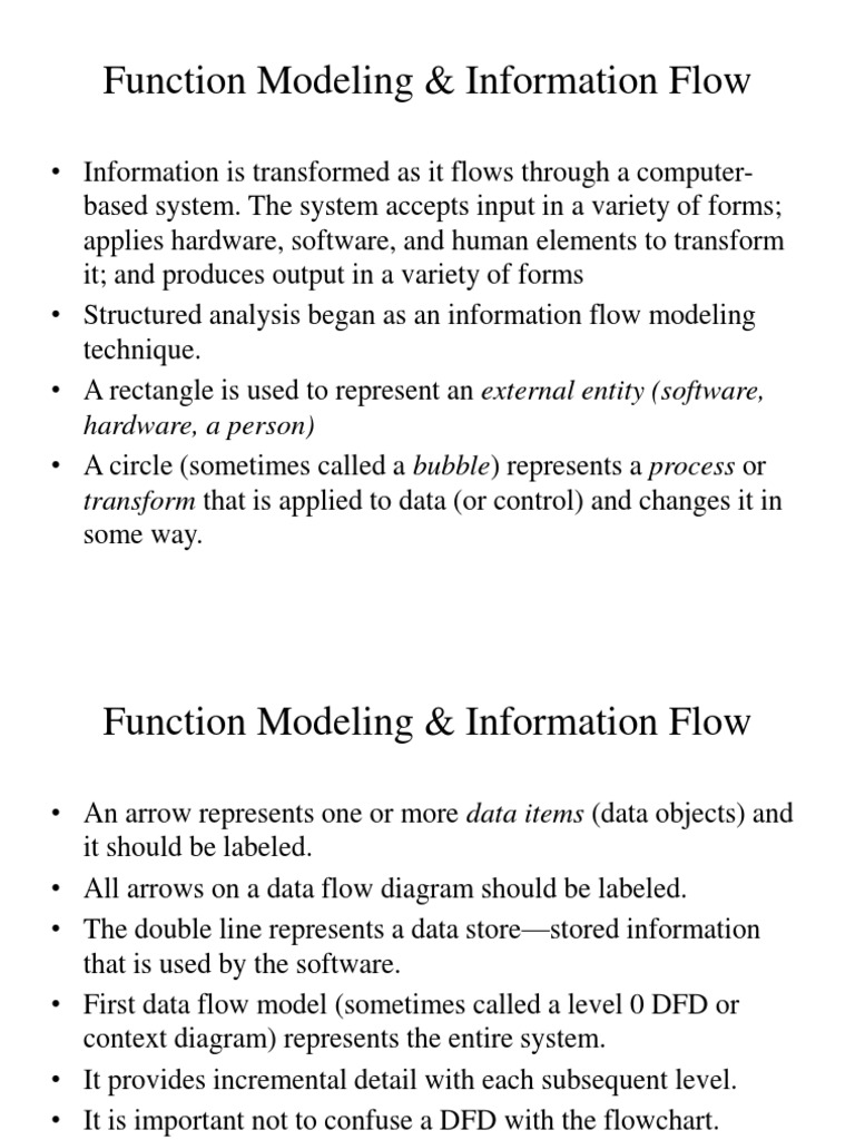 Function Modeling & Information Flow | PDF | Conceptual Model ...