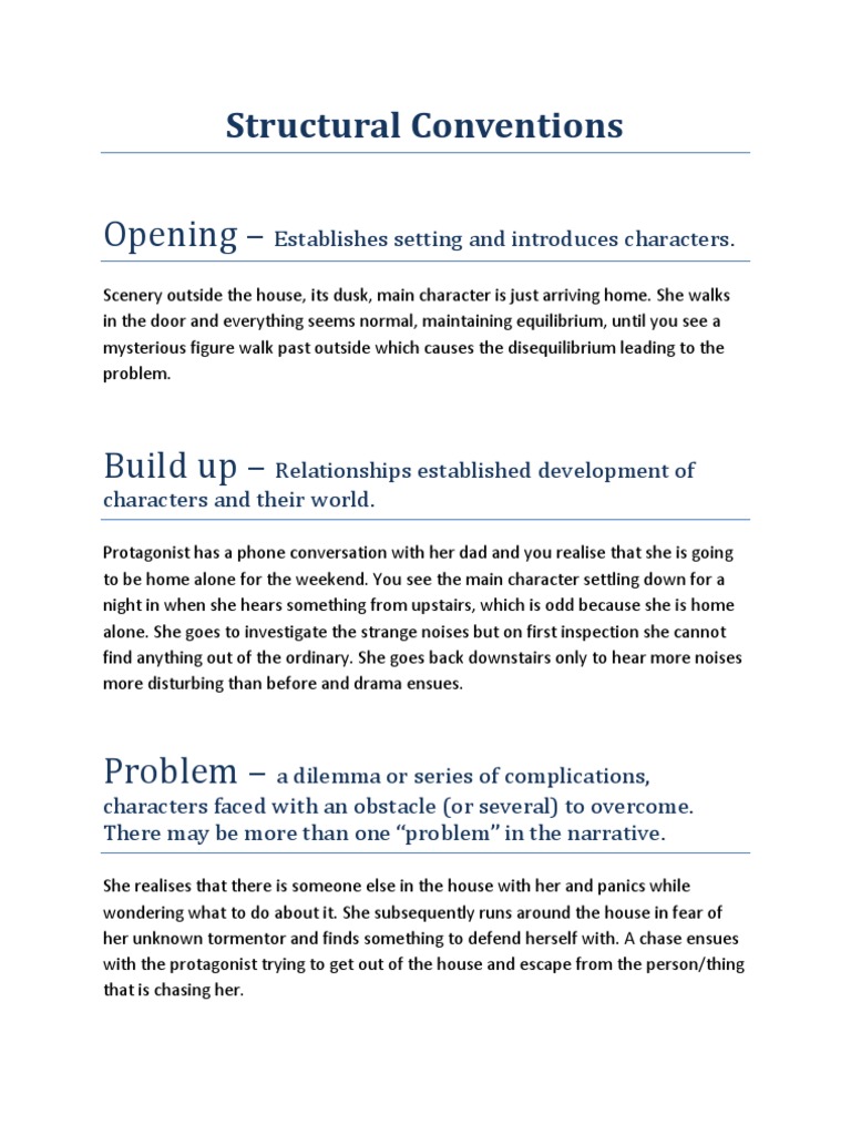 Structural Conventions | PDF