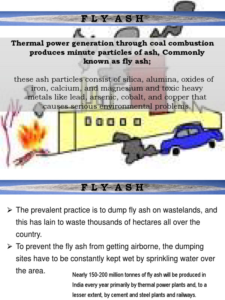 Fly Ash: Thermal Power Generation Through Coal Combustion Produces ...