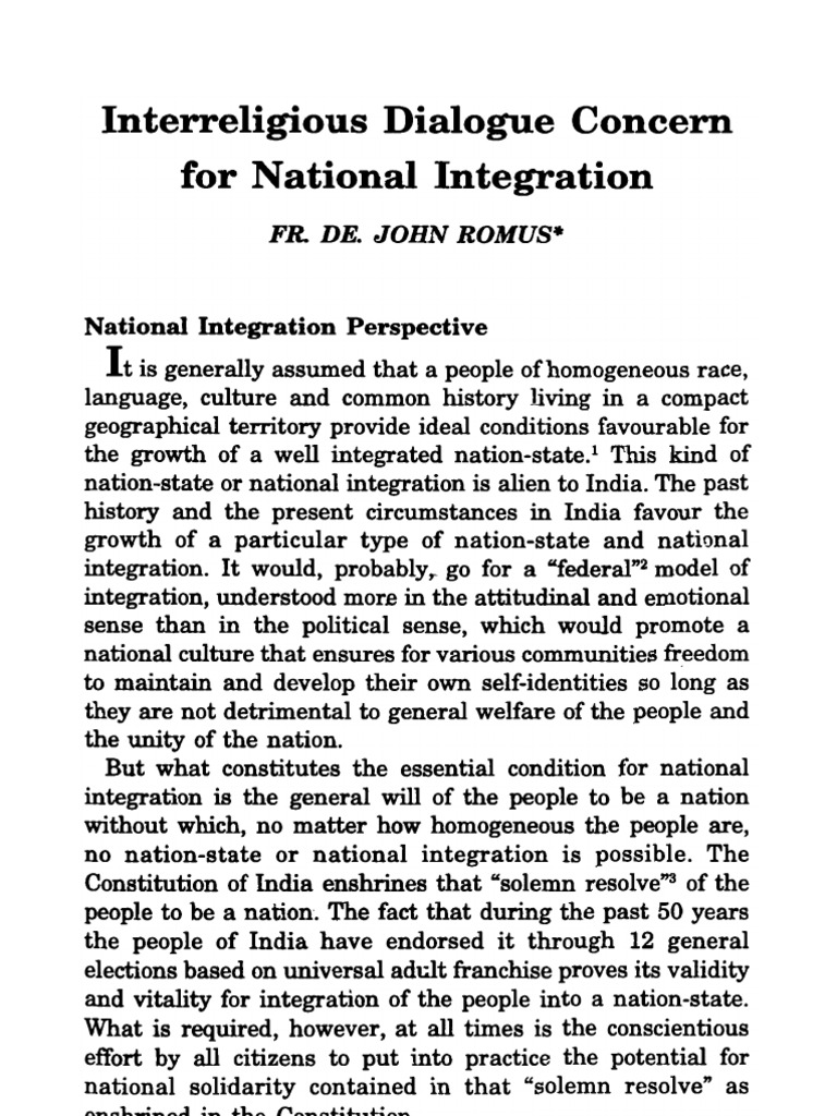 Communal Harmony | PDF | Interfaith Dialogue | Religious Pluralism