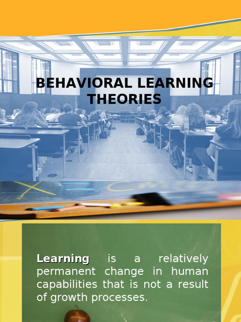 Behavioral Learning Theories Overview | PDF | Reinforcement | Classical ...