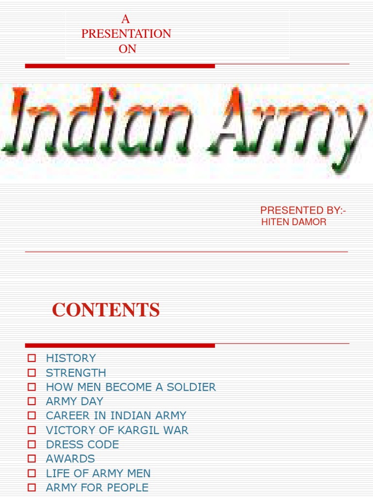 Indian Army 1 | PDF | Army | Military Organization