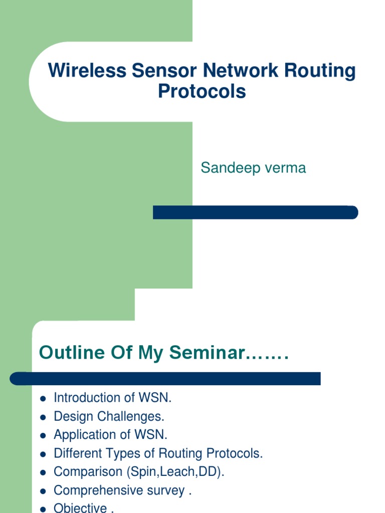 Overview of WSN Routing Protocols | PDF | Wireless Sensor Network ...