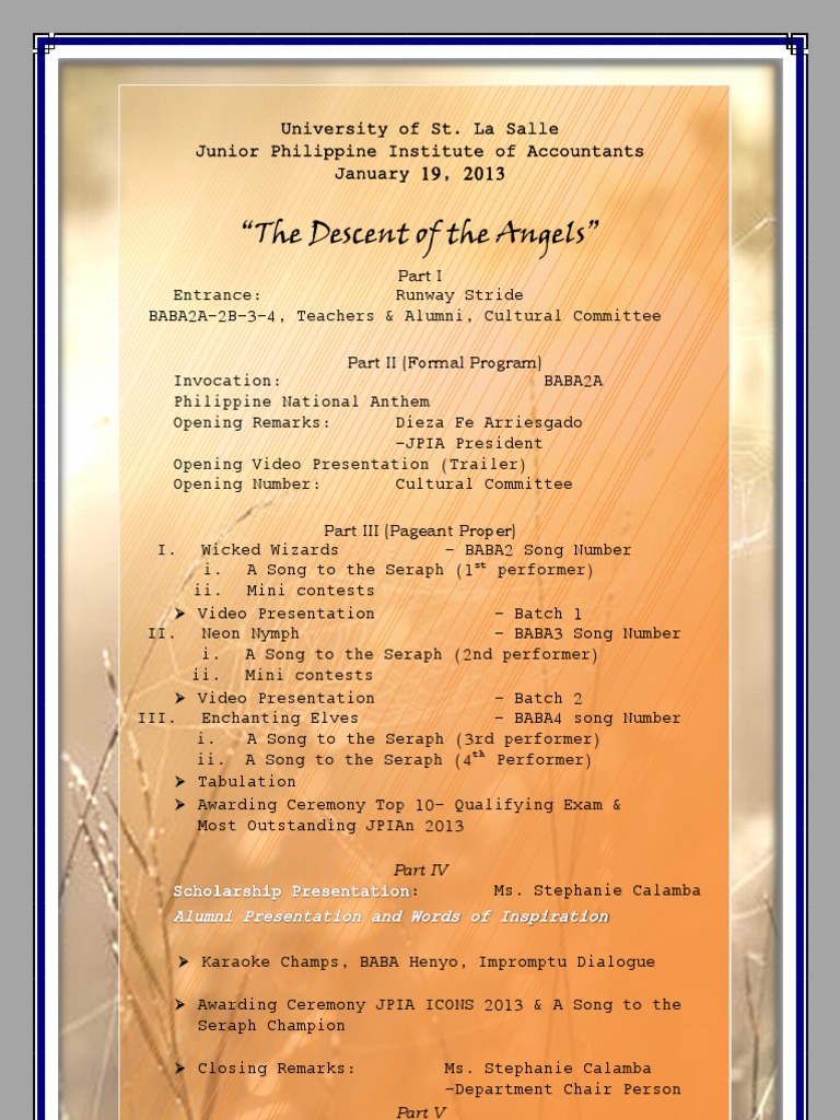 JPIA Cultural Program Overview 2013 | PDF