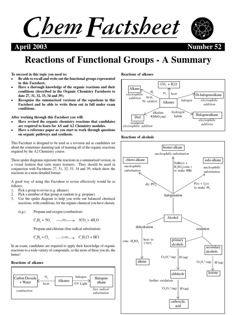 Chemistry Organic Flowcharts | PDF | Alcohol | Aldehyde