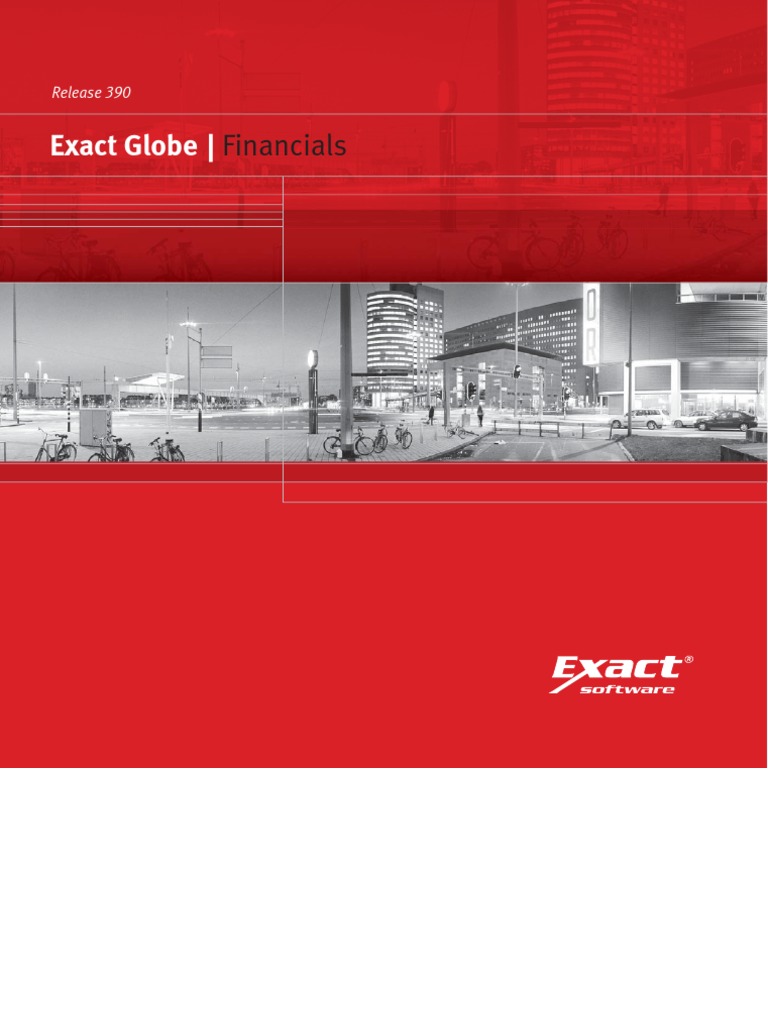 Exact Globe UserGuide On Financials | PDF | Debits And Credits | Accounting
