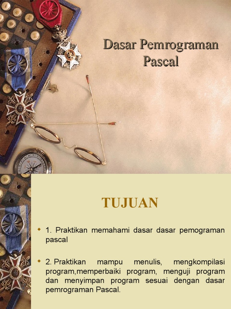 BAHASA PEMROGRAMAN Dasar Pemrograman Pascal | PDF