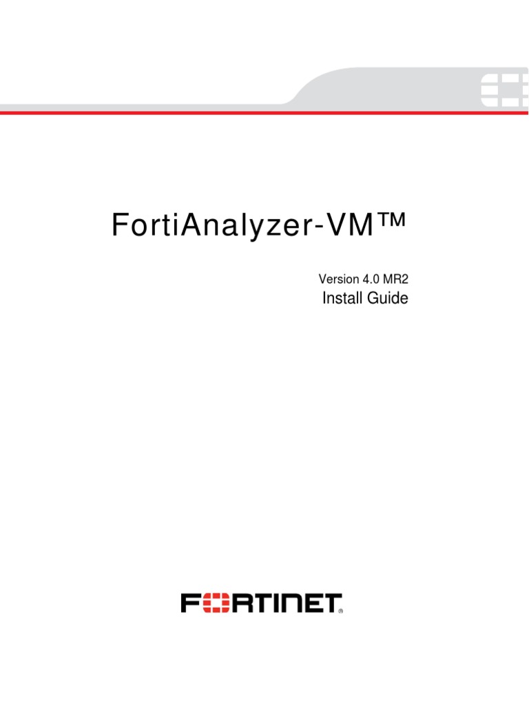 FAZ VM Install 40 Mr2 | PDF | V Mware | System Software