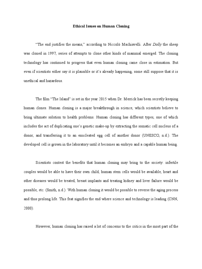 The Island | PDF | Cloning | Reproduction