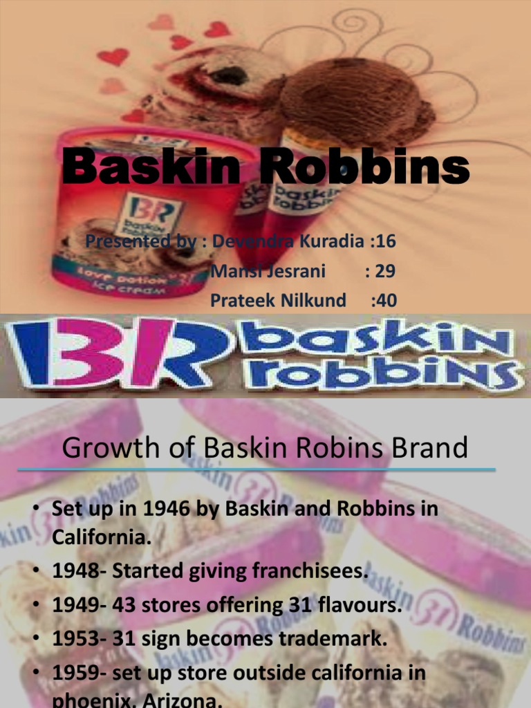 Baskin Robbins | PDF | Ice Cream | Brand