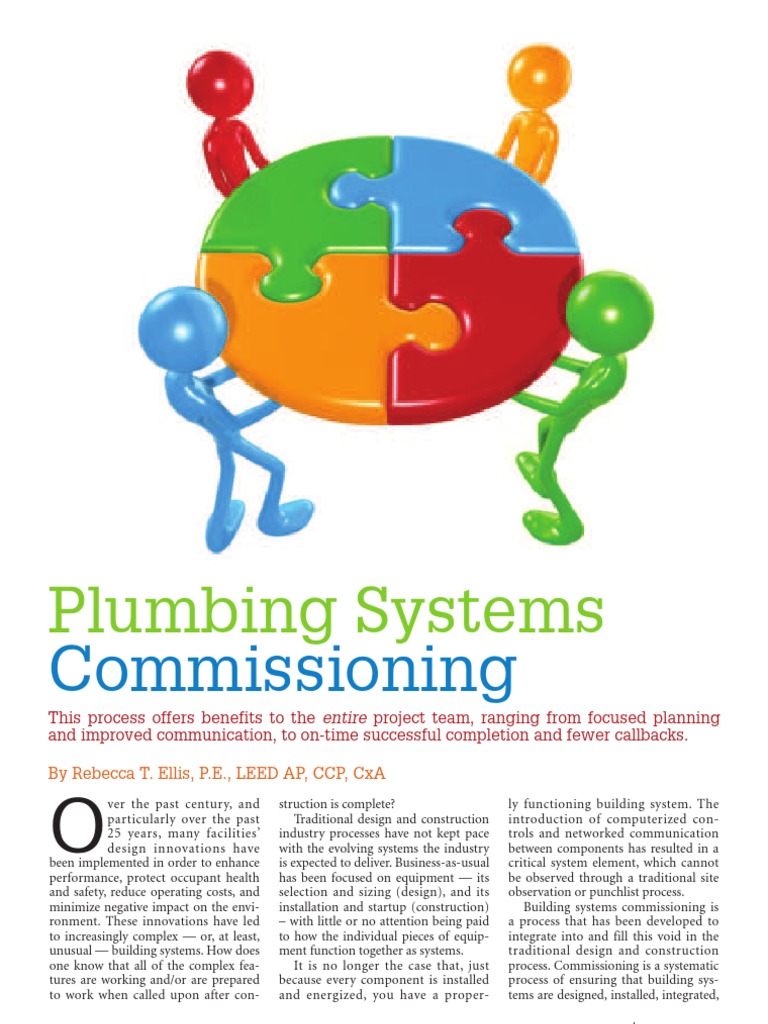 Plumbing Systems - Commissioning | PDF | Water Heating | Hvac