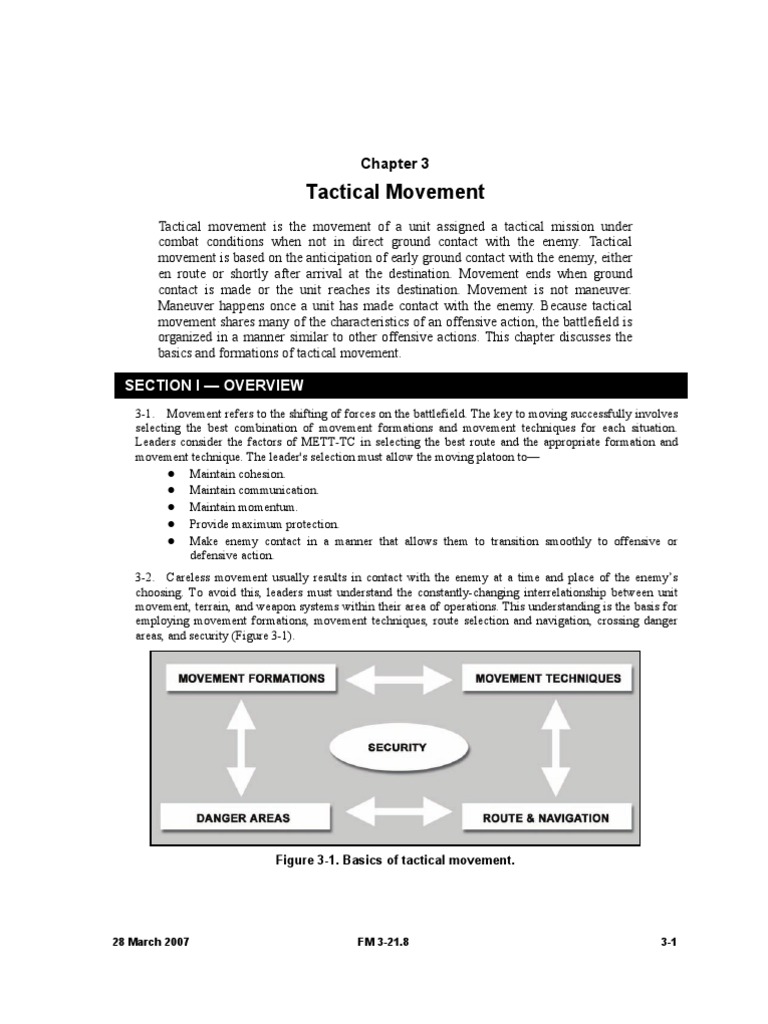 Tactical Movement Techniques in Combat | PDF | History