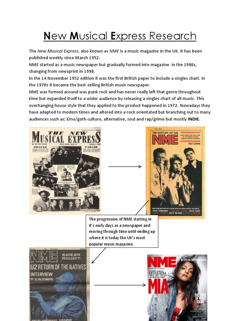 New Musical Express Research | PDF | Art | Lifestyle
