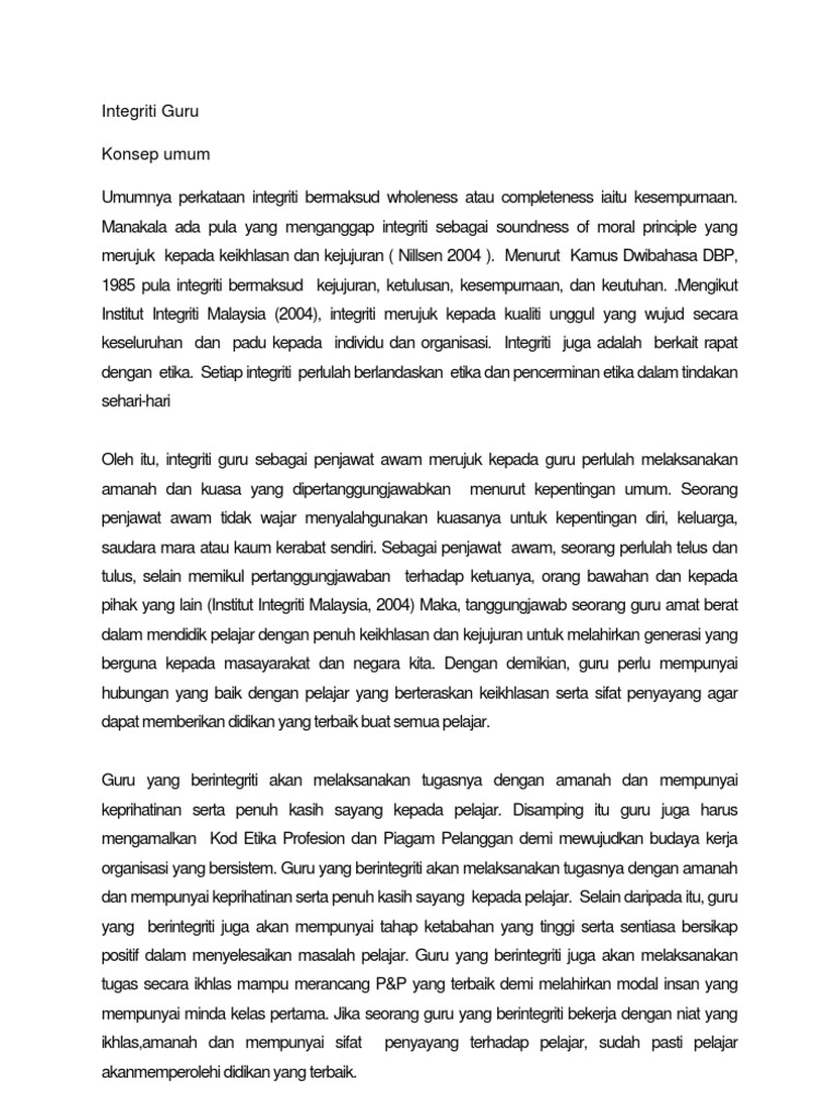 Integriti Guru | PDF