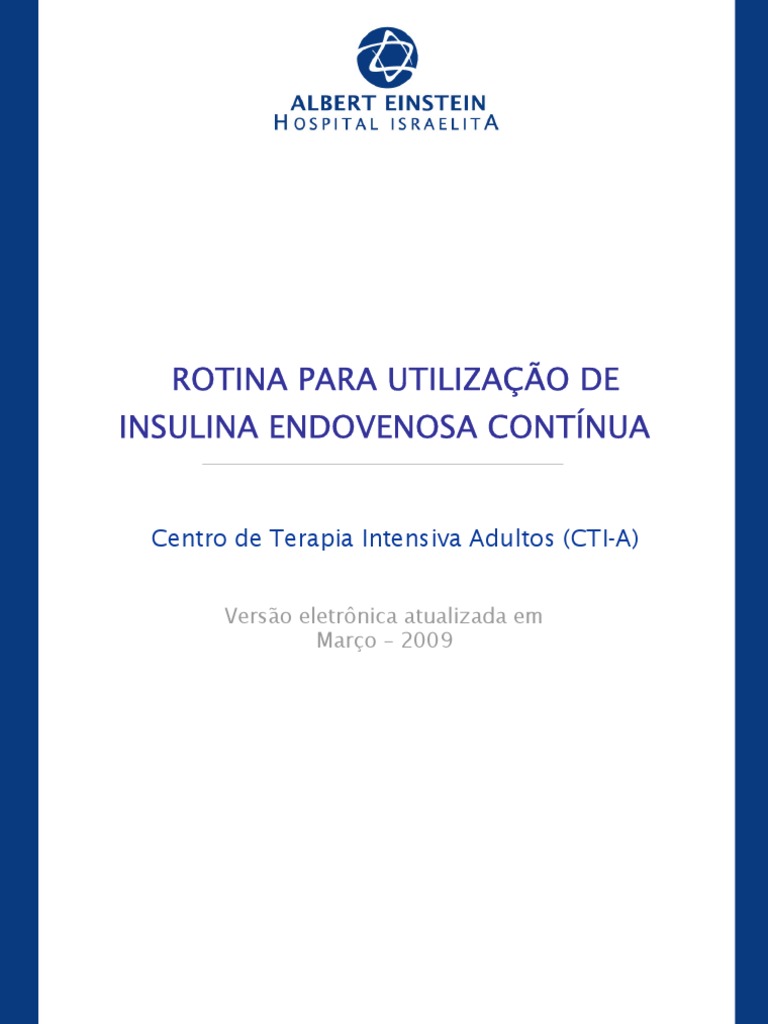 Protocolo de Insulina | PDF