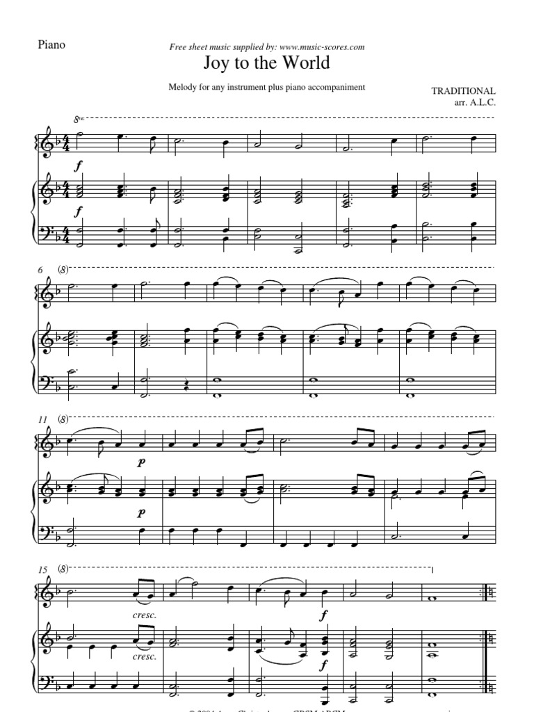 Villancicos Partitura Musical | PDF | Música clásica | Instrumentos ...