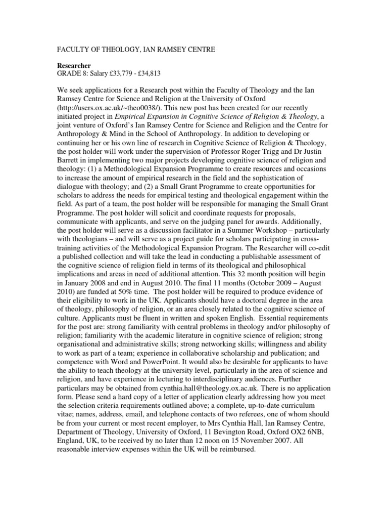 Anth Theo Post | PDF | Academic Degree | Doctor Of Philosophy