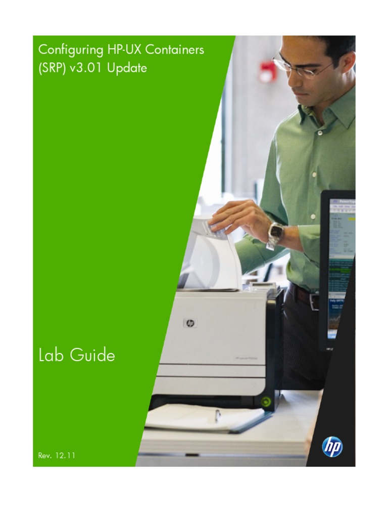 Configuring HP-UX Containers (SRP) v3.01 Update | PDF | Superuser | Backup