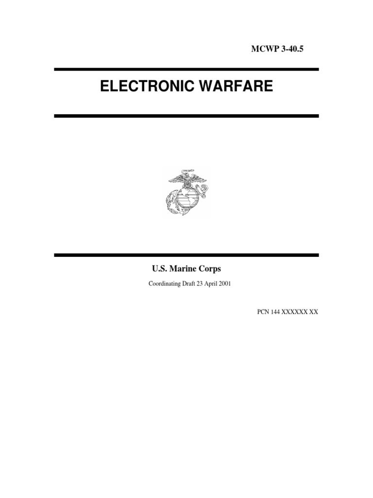 Marine Corps Electronic Warfare Guide | PDF | Electronic Warfare ...