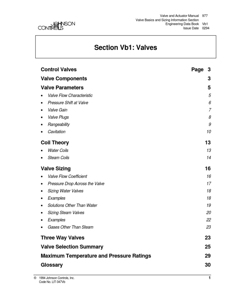 Valve Basics and Valve Sizing | PDF | Valve | Pressure