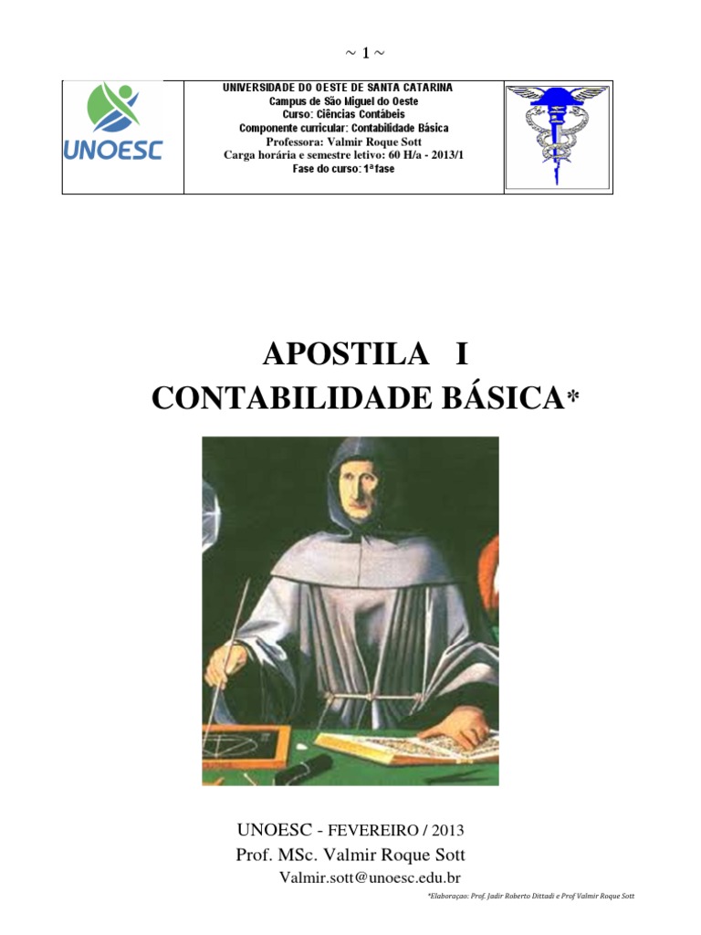 Introdução à Contabilidade Básica: Conceitos, Origens, Evolução ...