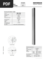 Kathrein - E800372991 5 | PDF | Antenna (Radio) | Electrical Engineering