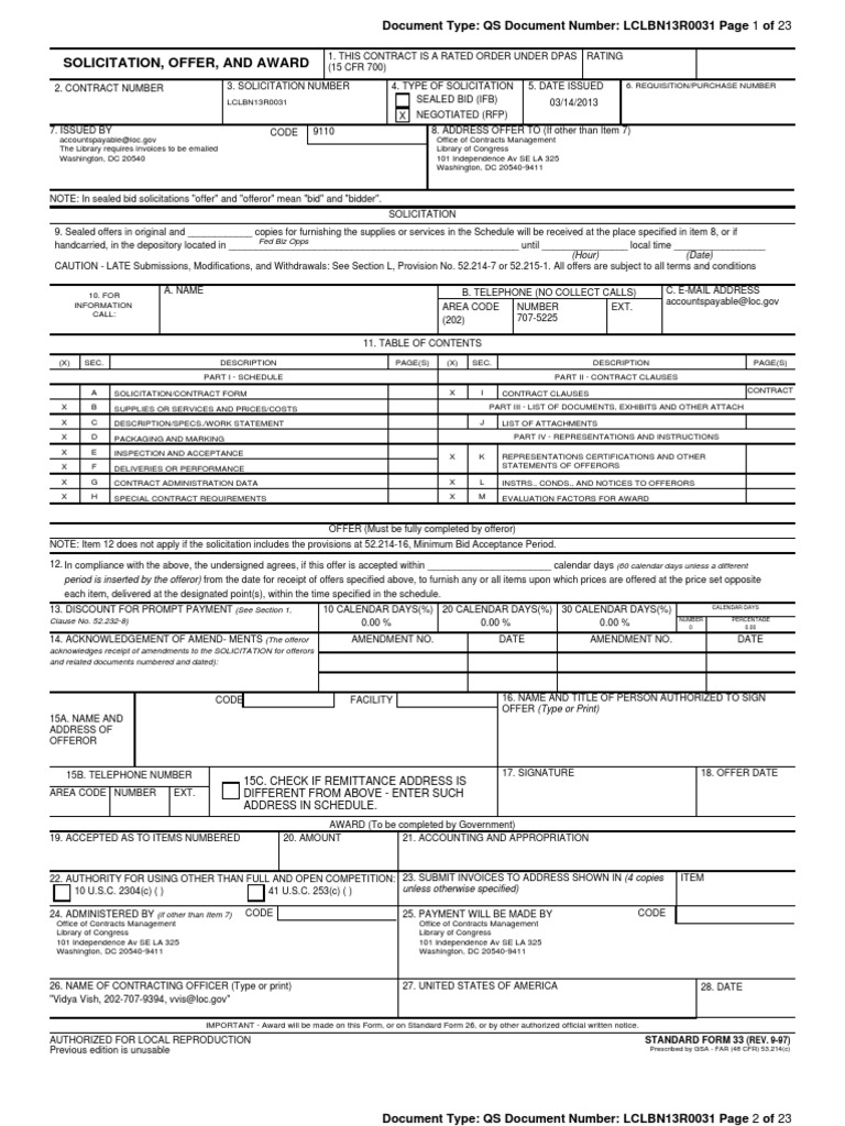 Third Party Digitization Solicitation From The Library of Congress ...