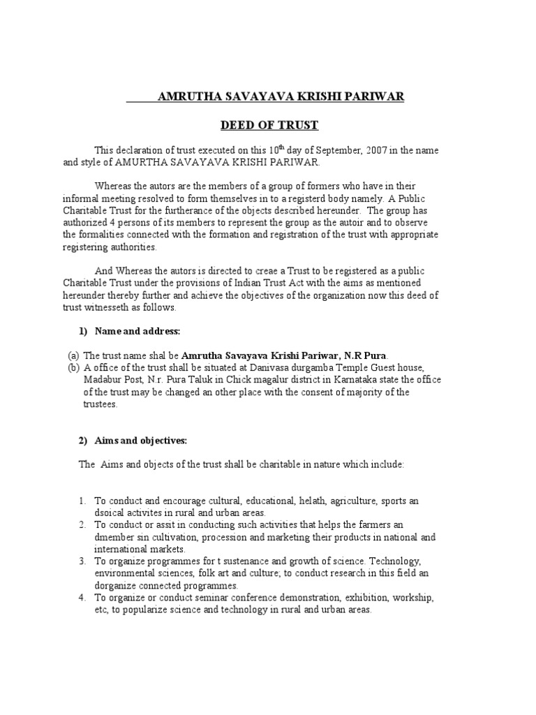Manju Trustee Project Report | PDF | Trust Law | Trustee