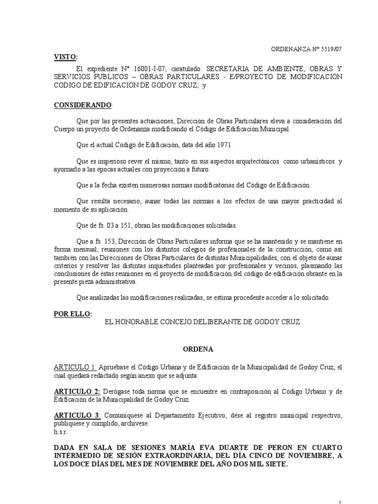 Codigo de Edificacion 5519-7 | PDF | Ascensor | Chimenea