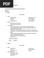 CONTOH Menu Atlet | PDF