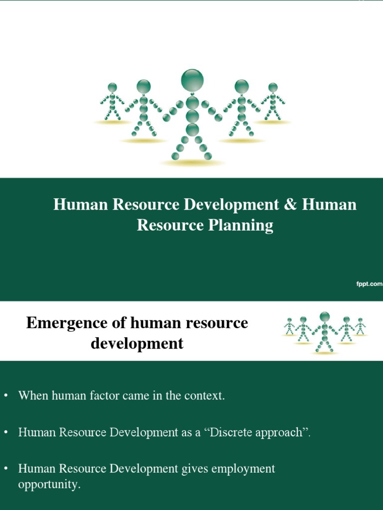 Human Resource Development & Human Resource Planning | Download Free ...