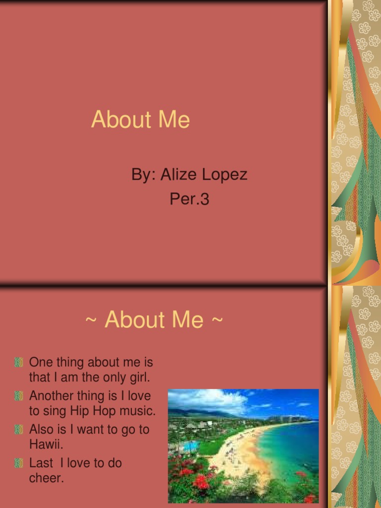About Me | PDF | Art