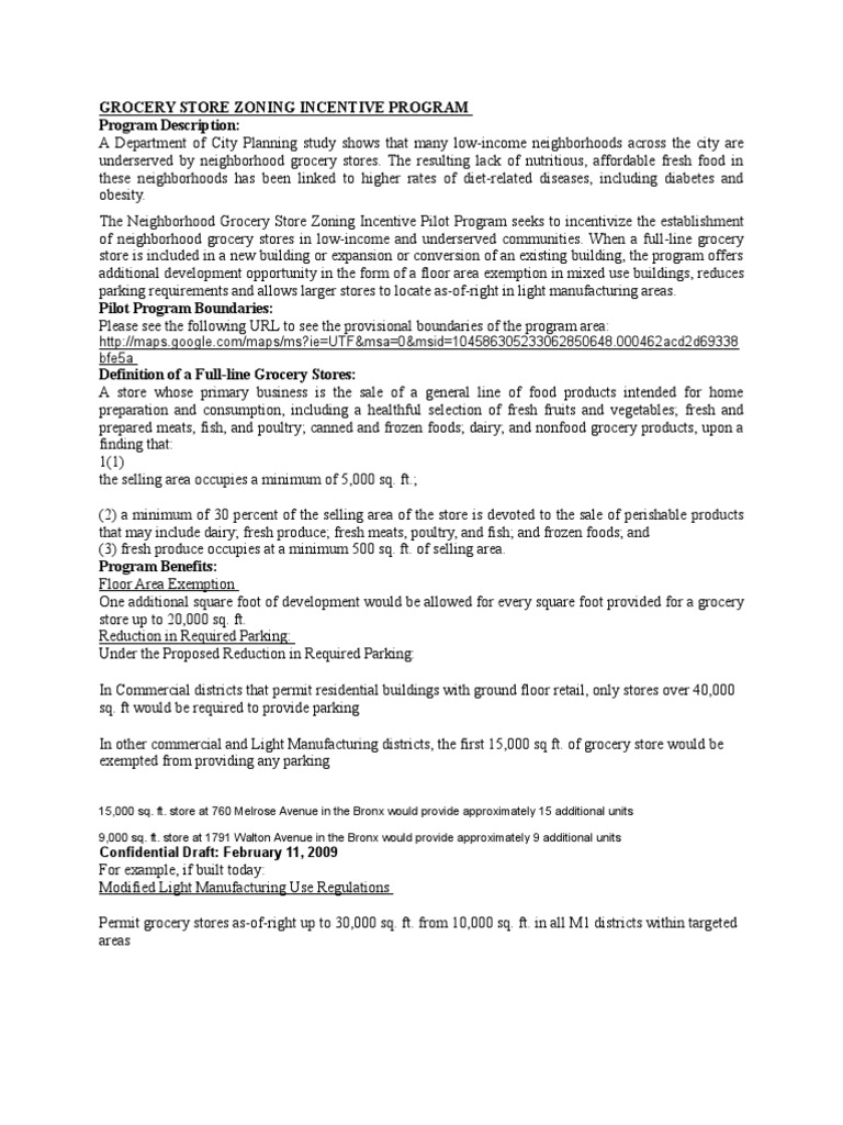 DCP Grocery Incentives | PDF | Grocery Store | Foods