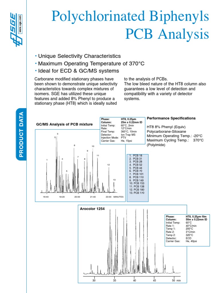 PCB by GCMS PDF | Download Free PDF | Polychlorinated Biphenyl | Gas ...