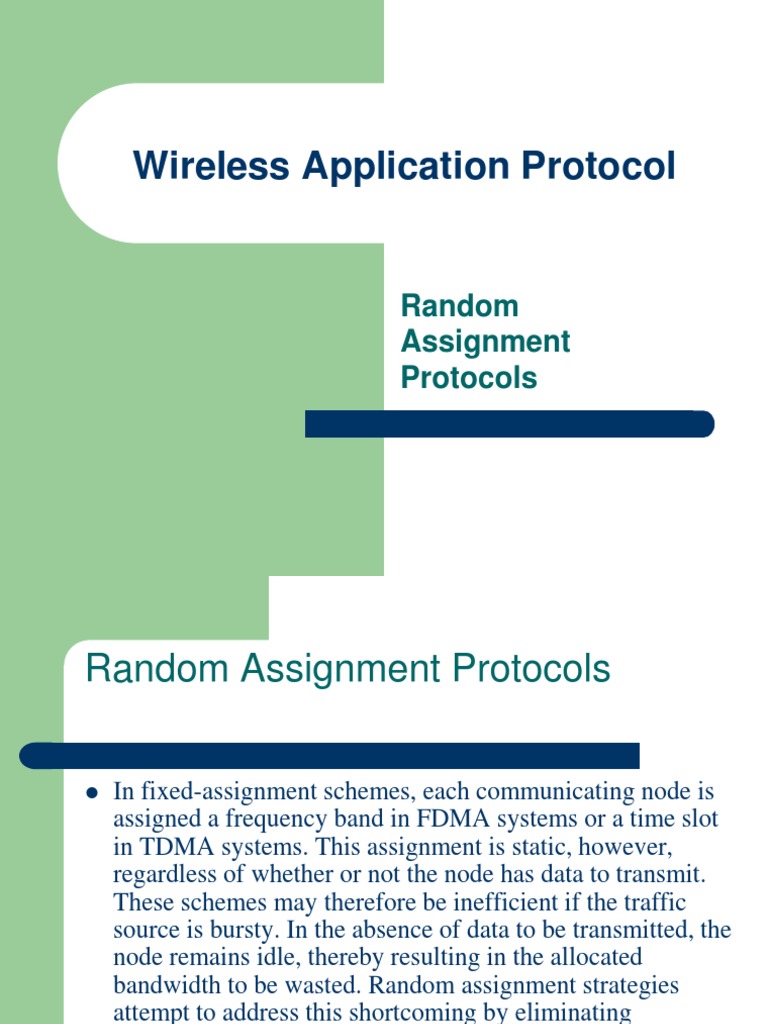 Random Access | PDF | Channel Access Method | Networking Standards
