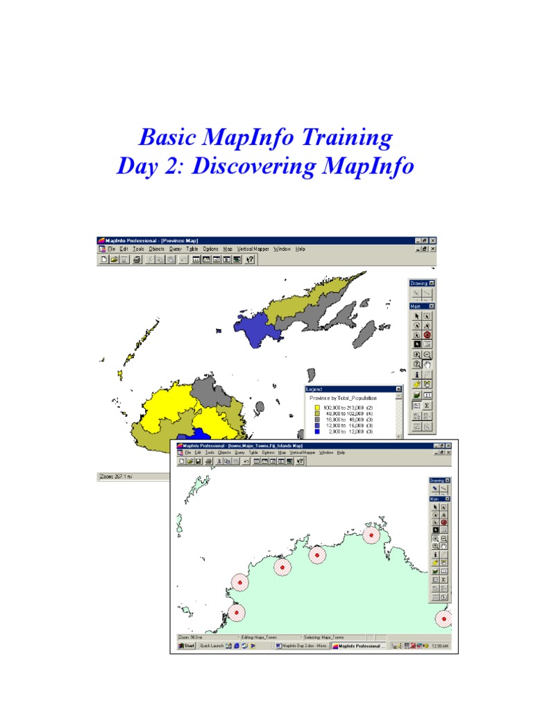 Basic MapInfo Training Content 2 | PDF