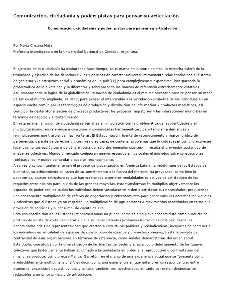 Mata Maria Cristina | PDF