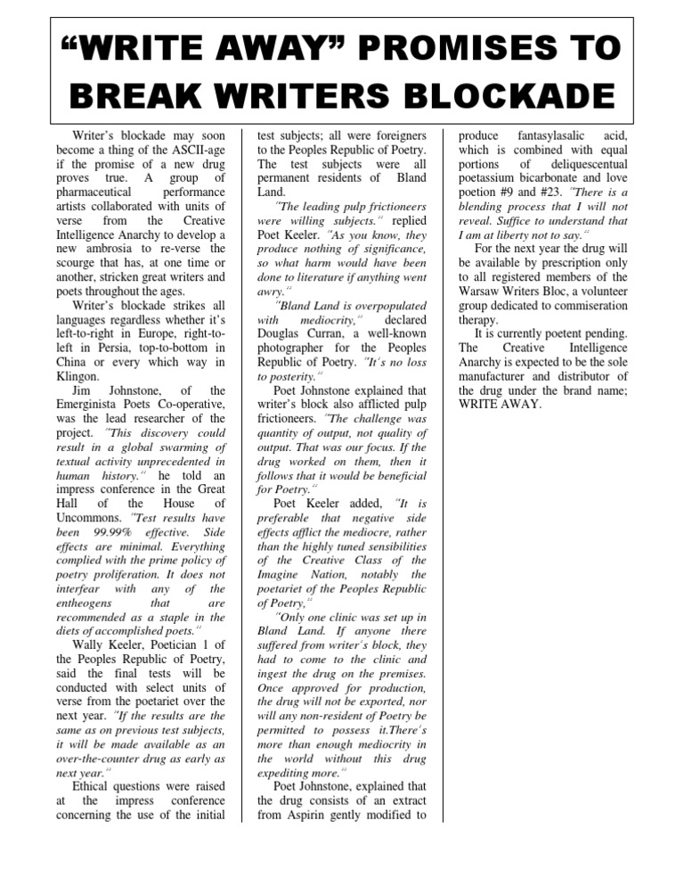 Write Away | PDF