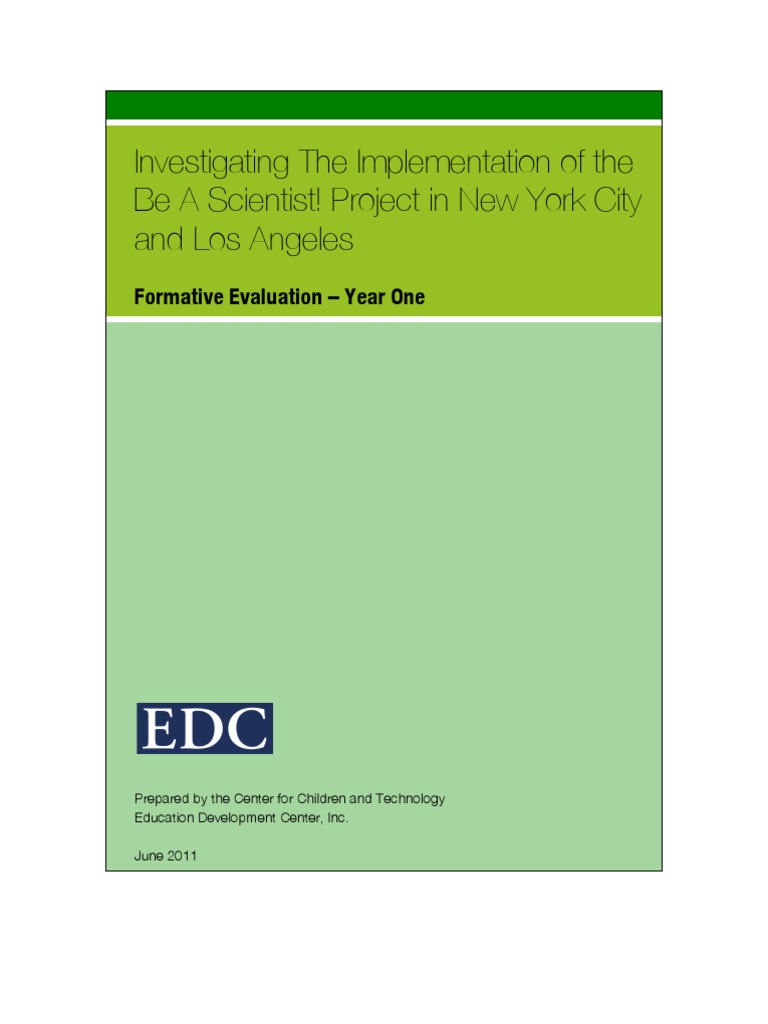 BAS YR1 Eval Report Final | PDF | Lesson Plan | Learning