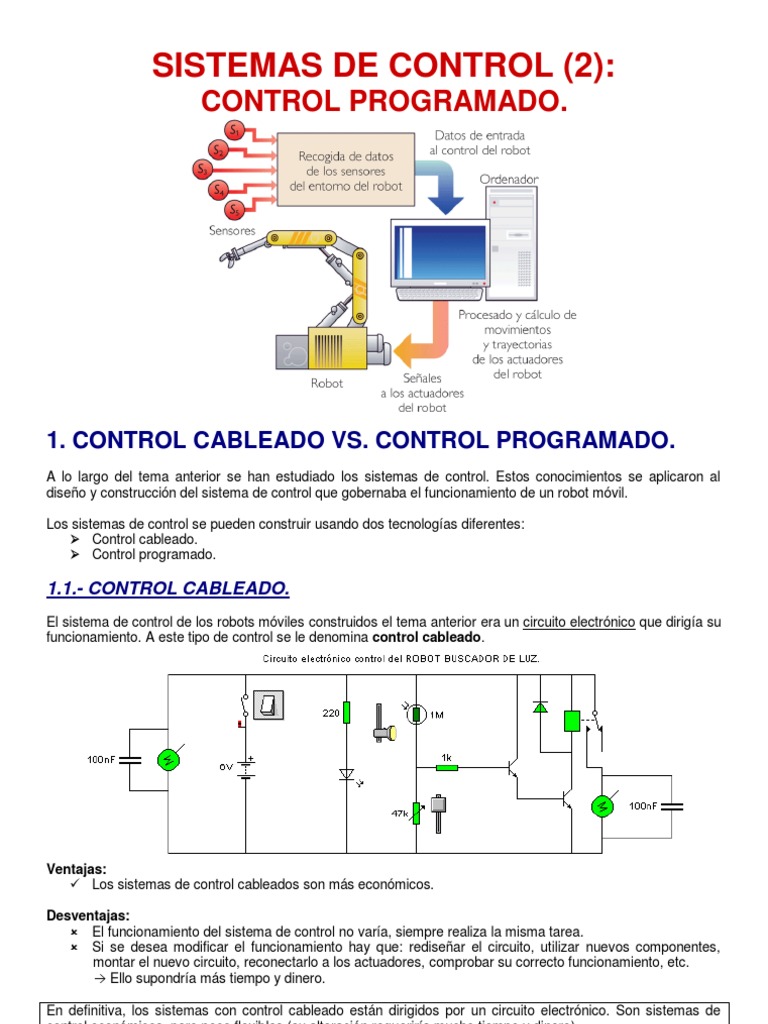 Tema 4. Control Programado (Alumnos) | PDF | Sistema de control ...
